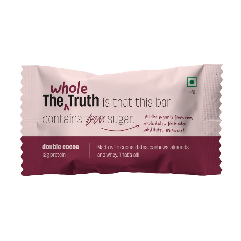 Buy The Whole Truth Protein Bars - Double Cocoa - Pack of 6 Online