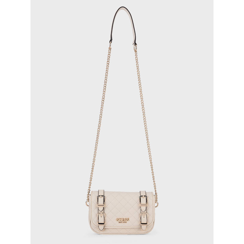 Buy Guess Adam Mini Sling Bag Flap - Off White Online