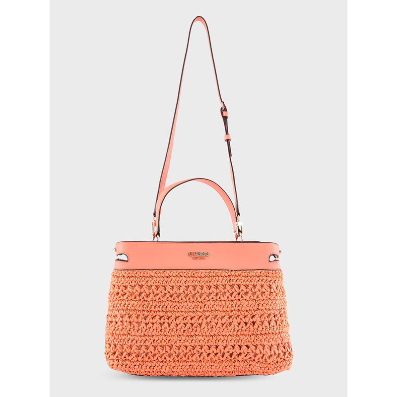 Buy Guess Liguria Satchel - Rust Online