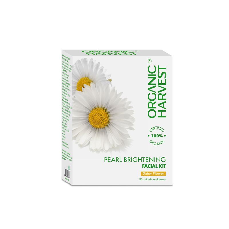 Buy Organic Harvest Pearl Brightening Facial Kit for Women with Daisy ...