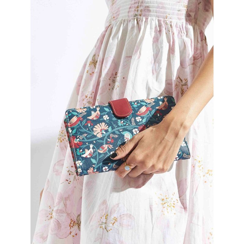 Buy Chumbak Royal Bird Travel Wallet With Luggage Tag Online