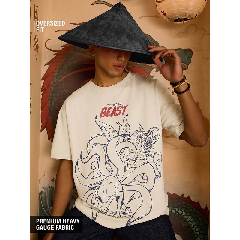 Buy The Souled Store Naruto Shippuden The Tailed Beast Men Oversized T ...
