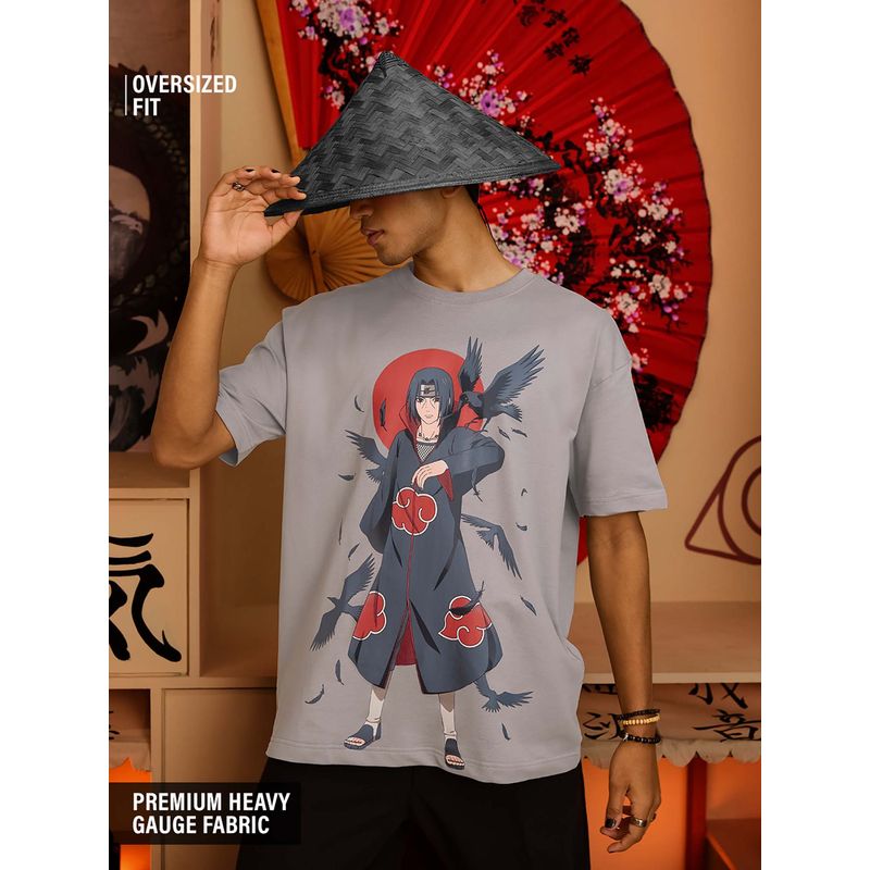 Buy The Souled Store Naruto Shippuden Itachi Men Oversized T-Shirt Online