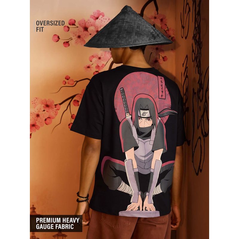 Buy The Souled Store Naruto Shippuden Massacre Men Oversized T-Shirt Online
