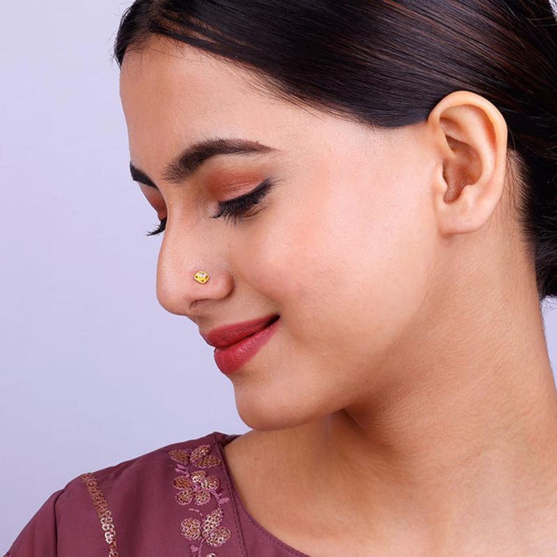 Buy GIVA 925 Silver Ranjha Nose Pin for Women Online