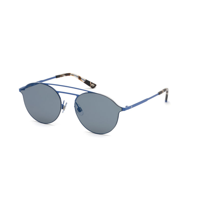 Buy Web Eyewear Blue Metal Unisex Sunglasses WE0249 58 91C Online