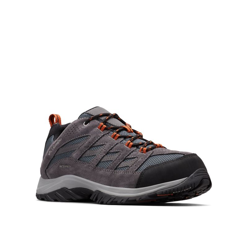 Buy Columbia Mens Grey Colour Polyester Crestwood Waterproof Shoes Online