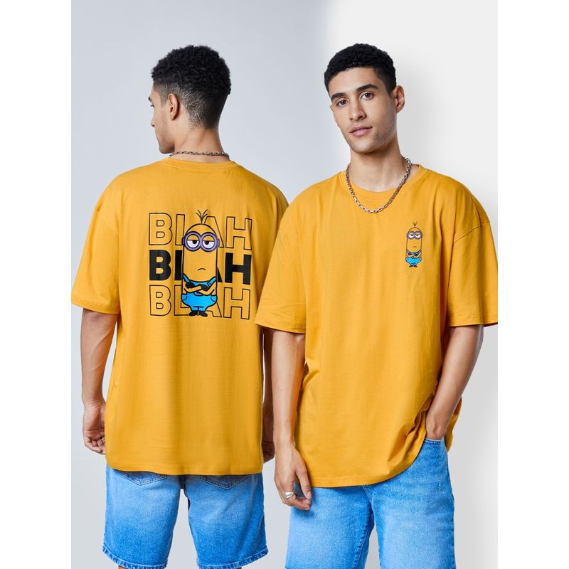 Buy The Souled Store Minions: Blah Blah Blah Oversized T-shirts For Men ...