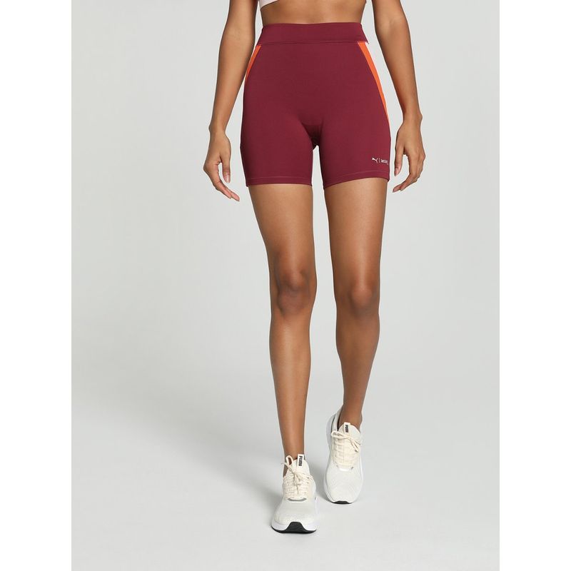 Buy Puma Lemlem Bike Womens Maroon Shorts Online