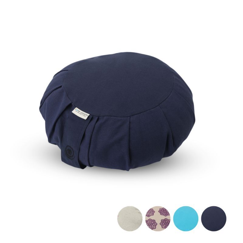 Buy Core Asana Round Meditation Cushion- Midnight Blue Online