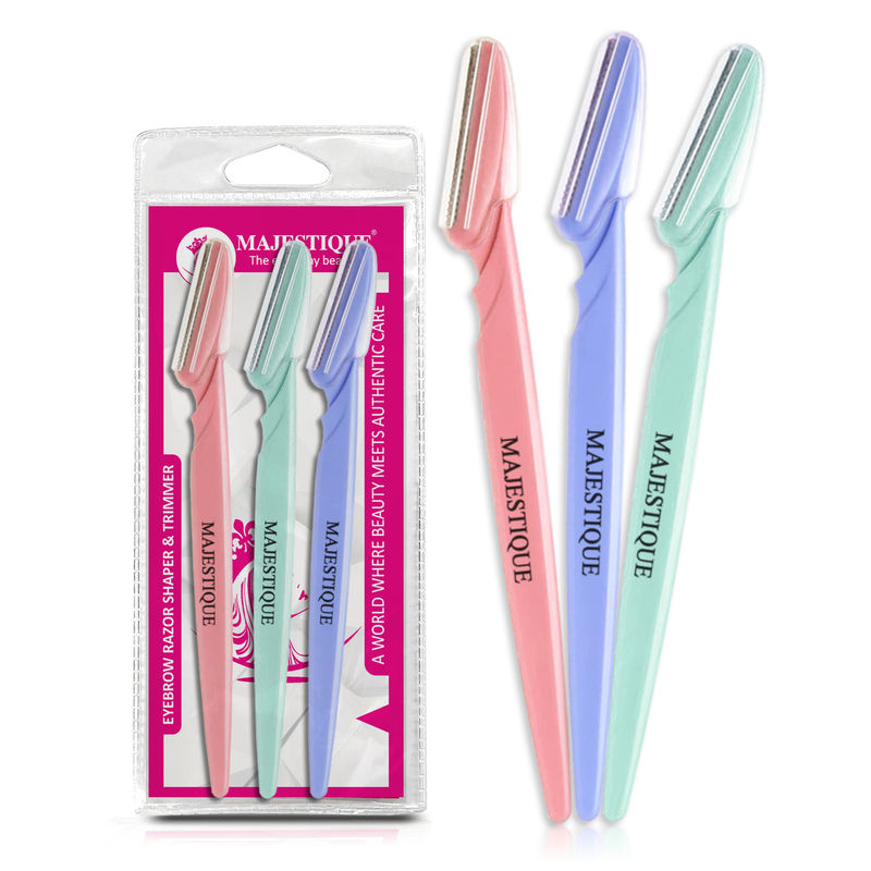 Buy Majestique Eyebrow Razor Shaper & Trimmer Face Shave, Face Touch-Up ...