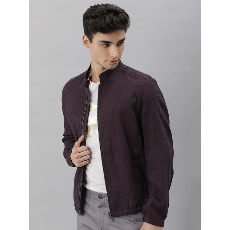 Buy Rare Rabbit Maroon Casual Jacket Online