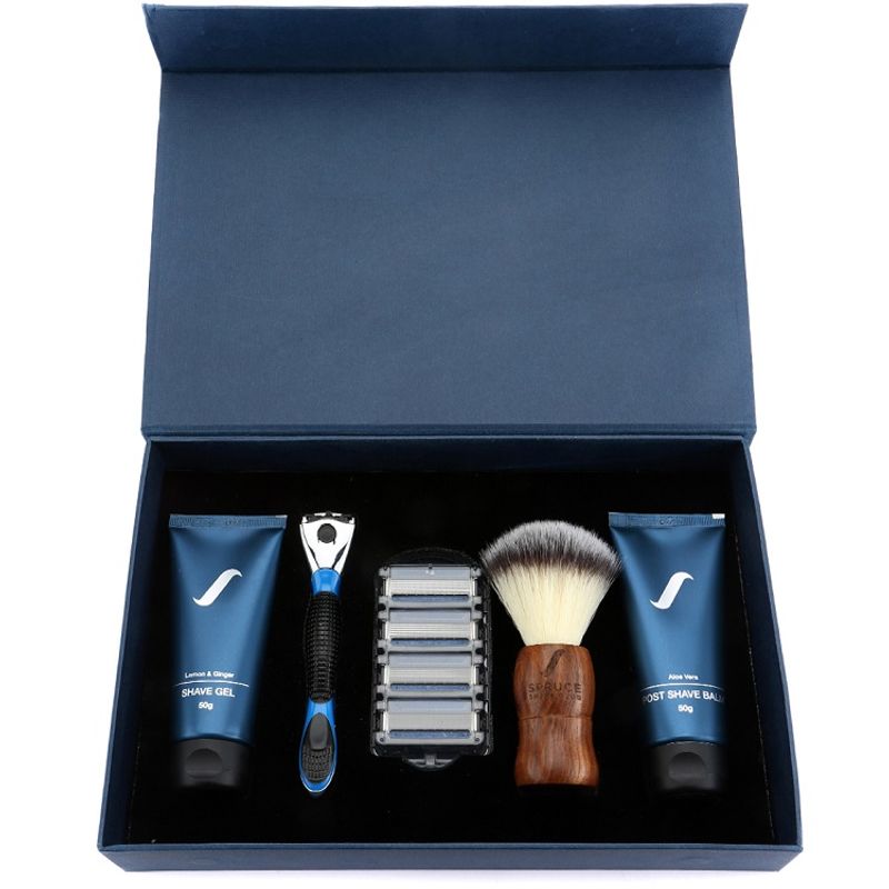 Buy Spruce Shave Club 5X Ultimate Gift Box (With Lemon & Ginger Shave ...