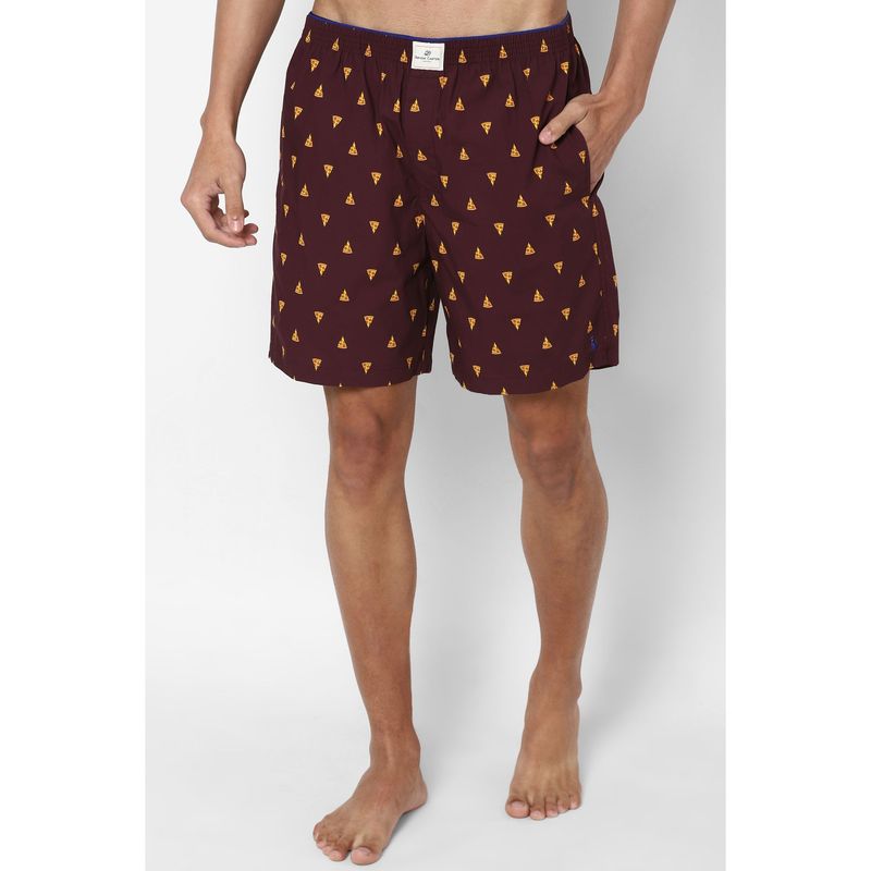 Buy Simon Carter Maroon Boxer Shorts Online