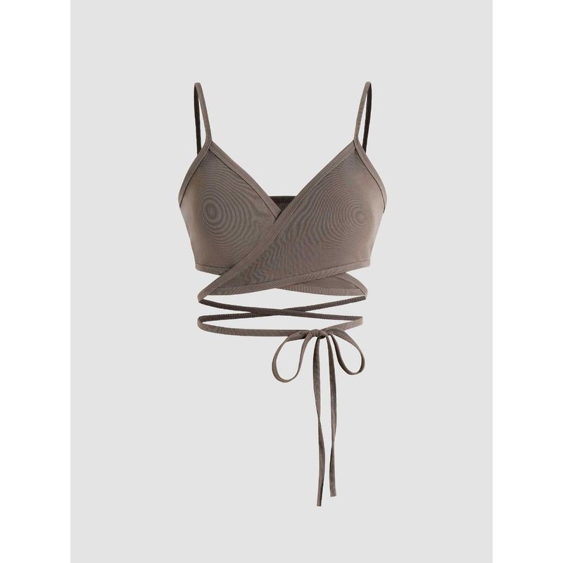 Buy Cider Solid Rib Knit Tank Top Online