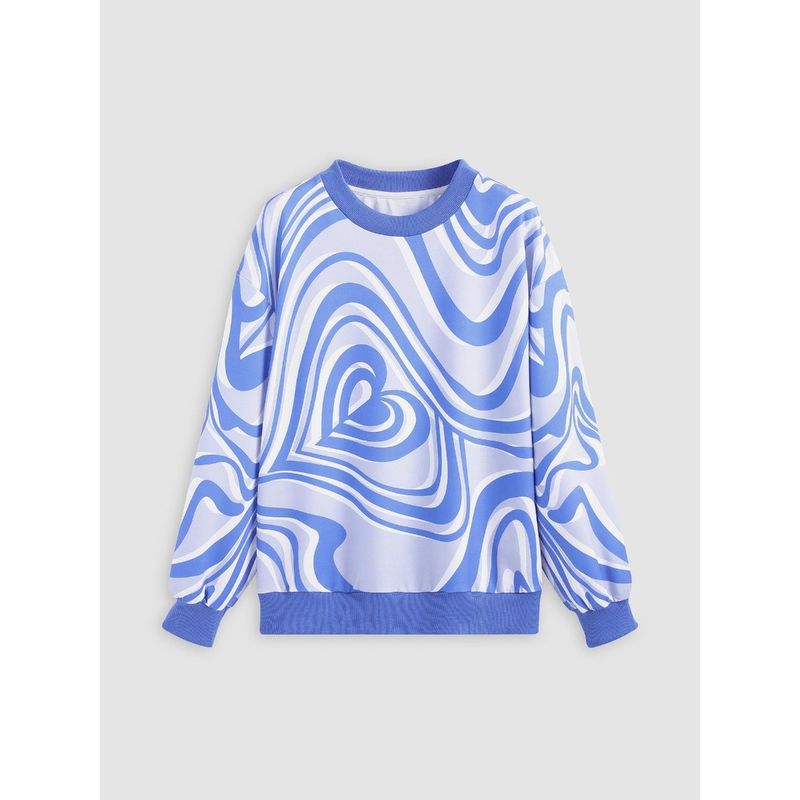 Buy Cider Heart Wavy Sweatshirt Online