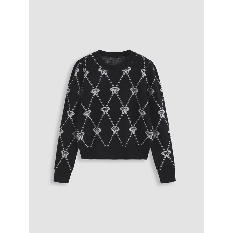 Buy Cider Black Bows Sweater Online