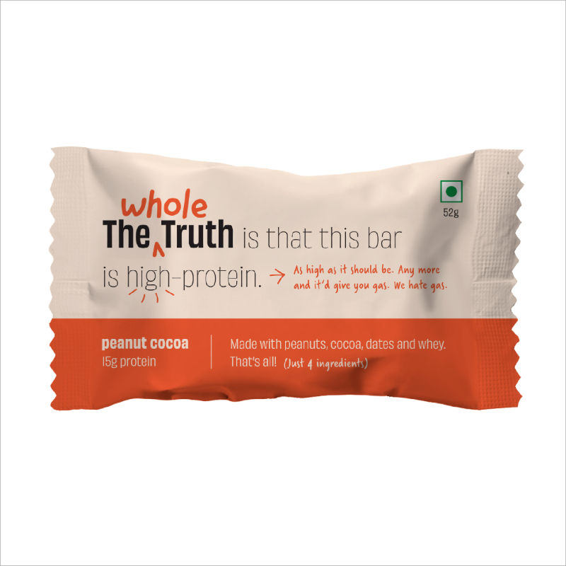 Buy The Whole Truth Protein Bars - Peanut Cocoa - Pack of 6 Online