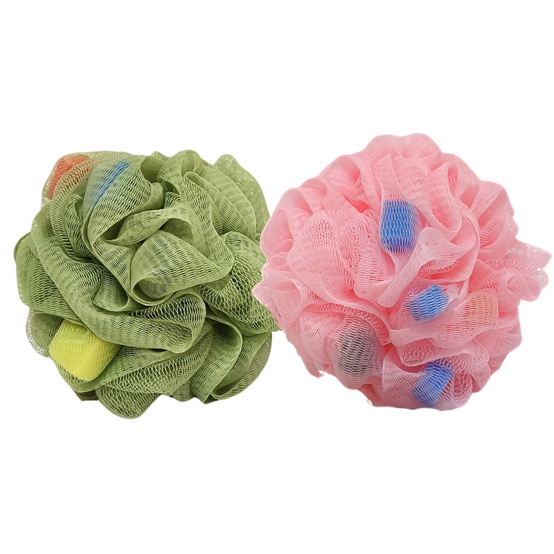 Buy Allure Bathing Sponge Loofah - Pack of 2 L Size Assorted Color ...