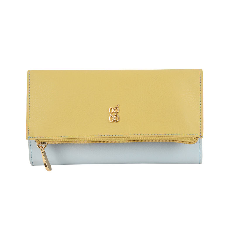 Buy Baggit Bess Blue 3 Fold Wallet (L) Online