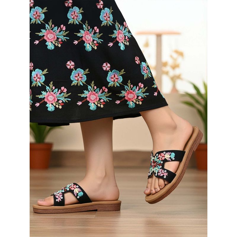 Buy The White Pole Women Multi-Color Flats Online
