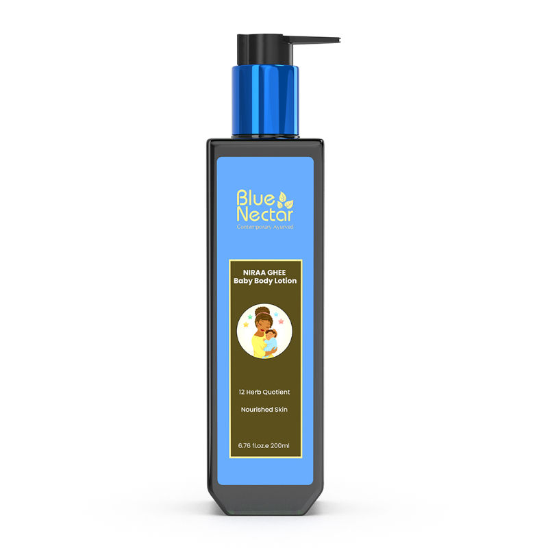 Buy Blue Nectar Baby Lotion With Organic Ghee & Body Butters For Gentle ...