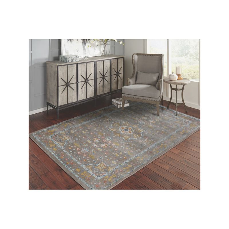 Buy Ddecor Rugs Bloom Floral Multi-Color Rug (3x5 feet) Online