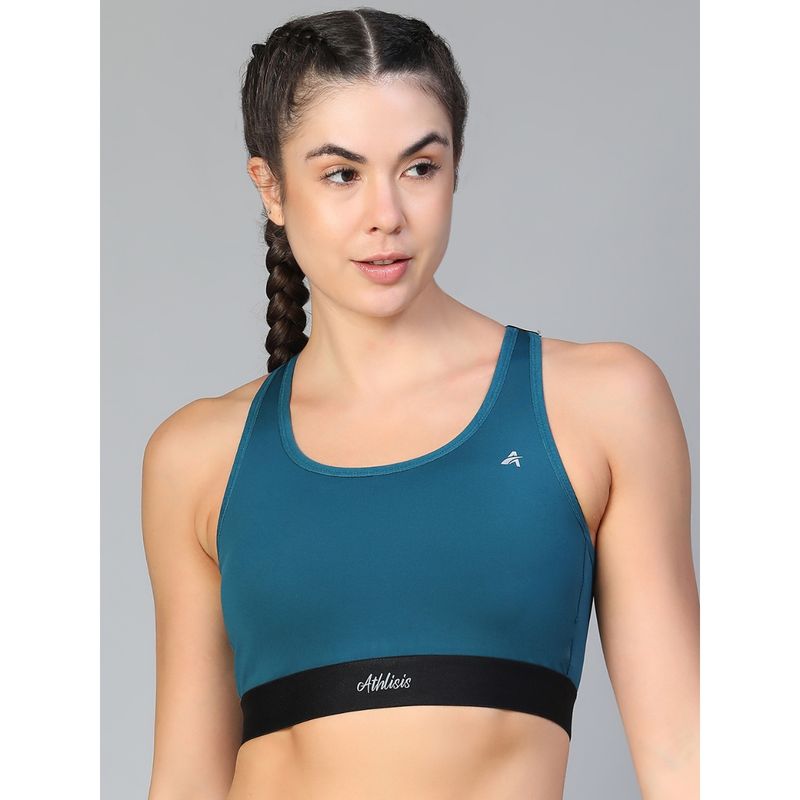 Buy Athlisis Full Coverage Removable Padding Workout Bra Online