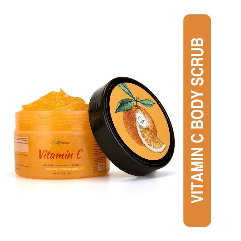 Buy CGG Cosmetics Vitamin C Gel Exfoliating Body Scrub- Even, Textured ...