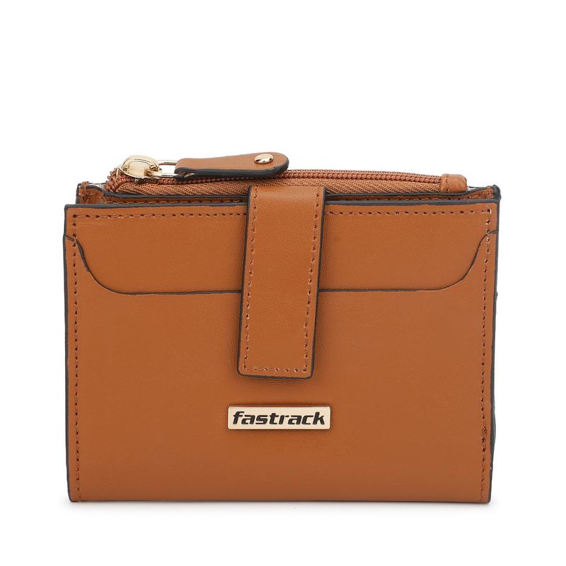 Buy Fastrack Tan Solid Wallet Online