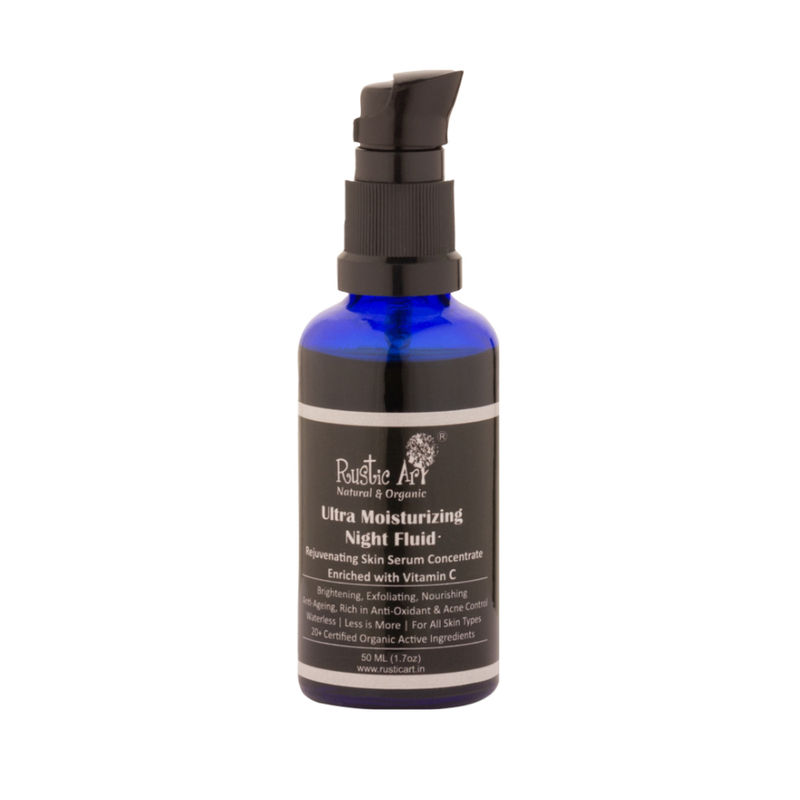 Rustic Art Organic Ultra Moisturizing Night Fluid: Buy Rustic Art ...