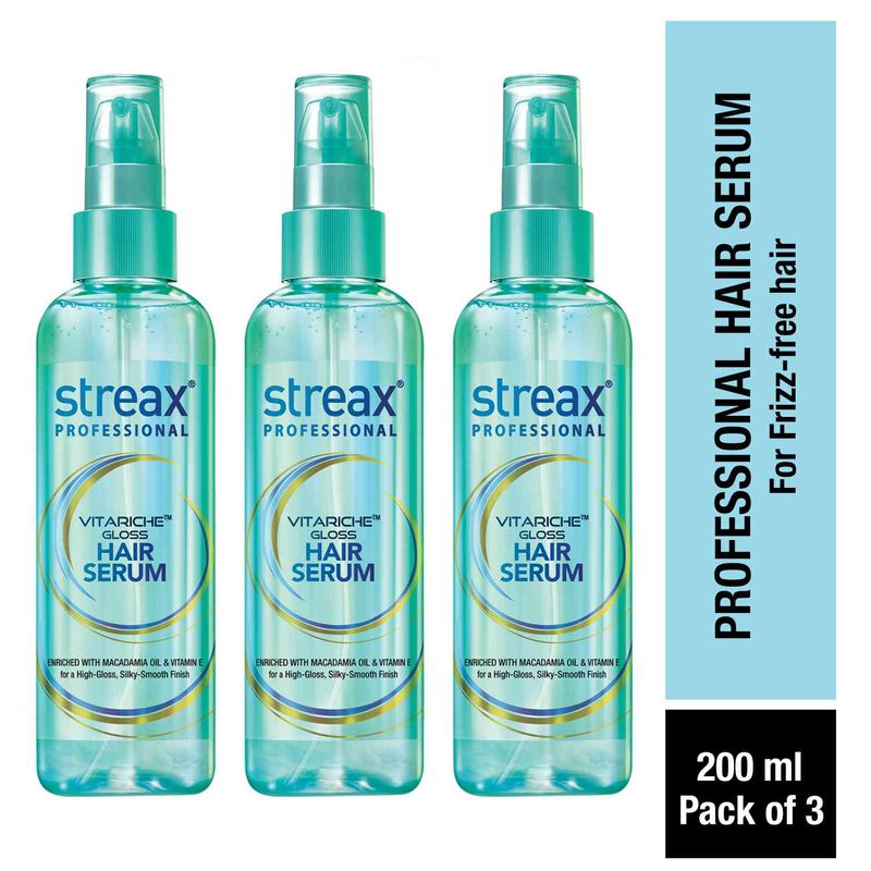 Buy Streax Professional Vitariche Gloss Hair Serum Online