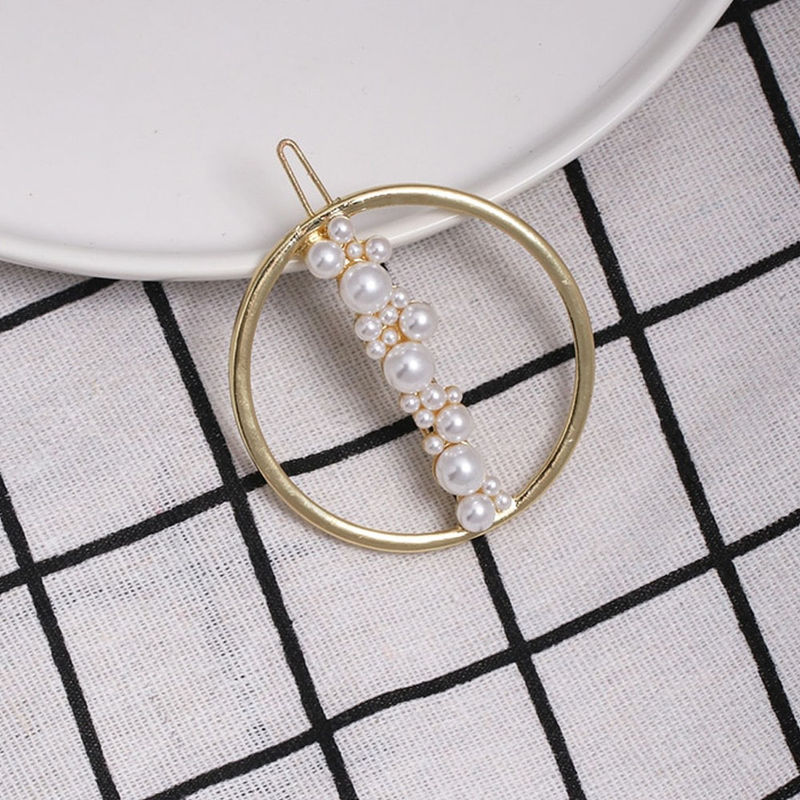 Ferosh Divina Circular Pearl-Studded Hair Pin: Buy Ferosh Divina ...