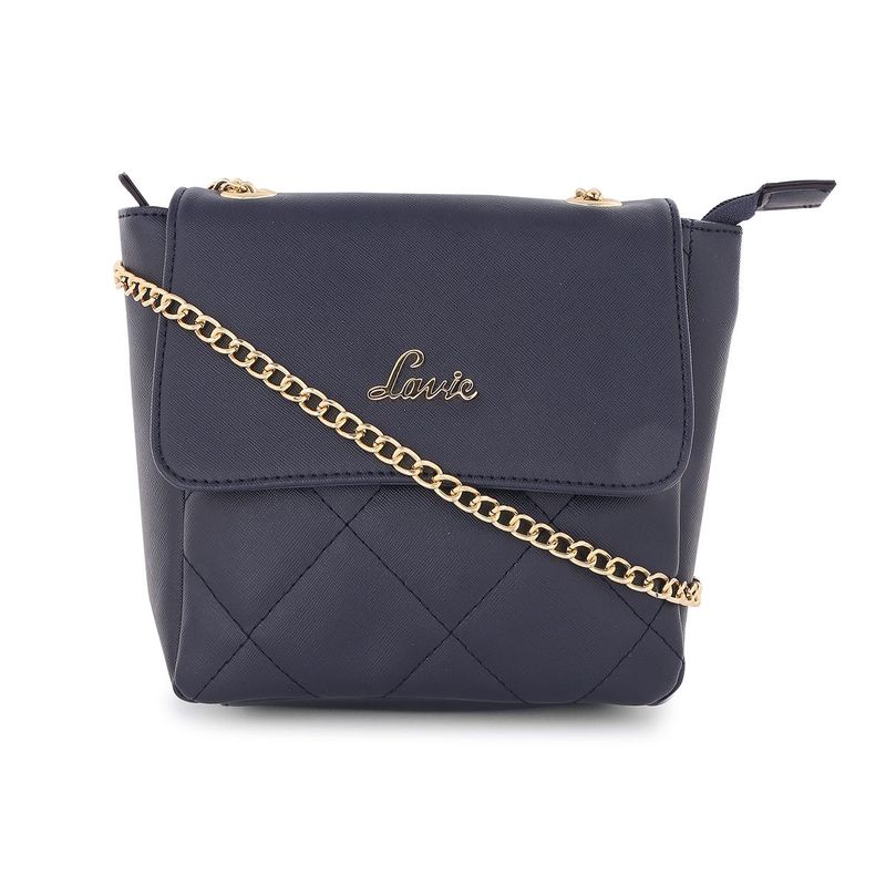 Buy Lavie Navy Blue Denali CSB VT Quilt Sling Bag Online