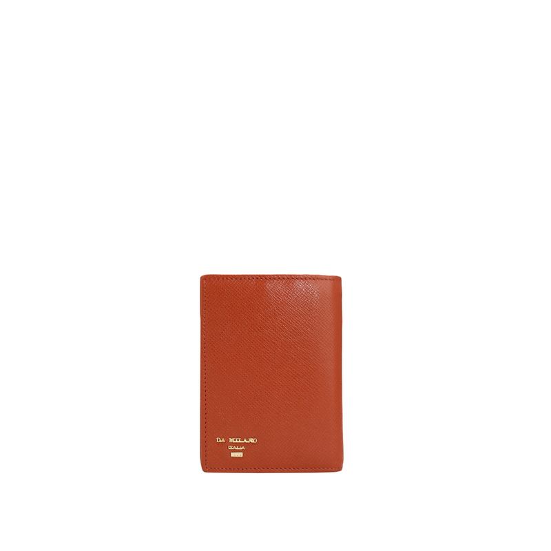 Buy Da Milano Genuine Leather Rust Ladies Wallet Online