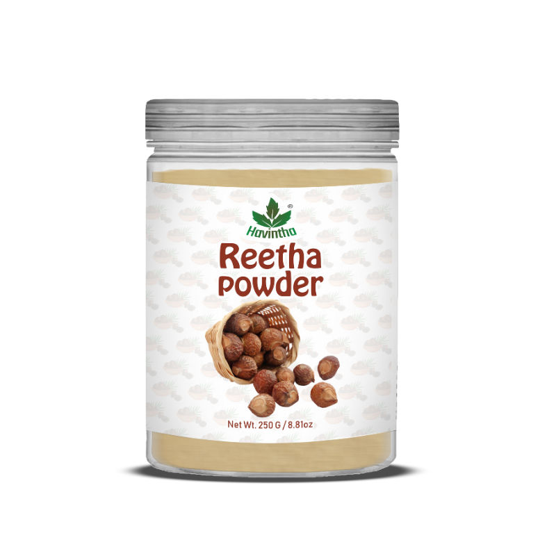 Buy Havintha Natural Reetha Powder For Shiny Hair Online