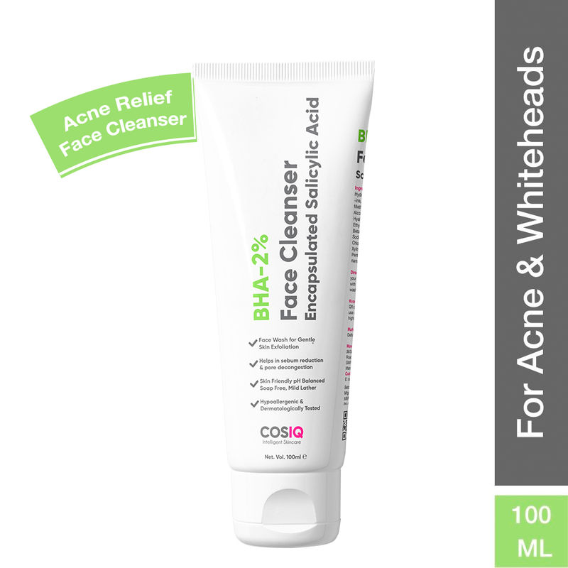 Buy Cos-IQ BHA-2% Salicylic Acid Face Cleanser Online