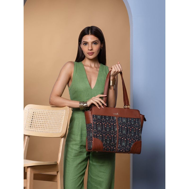 Buy Zouk Taj Guldasta Classic Work Shoulder Bag Online