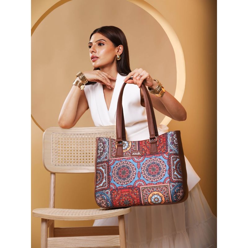 Buy Zouk Multicolour Mandala Print Getaway Shoulder Bag Online