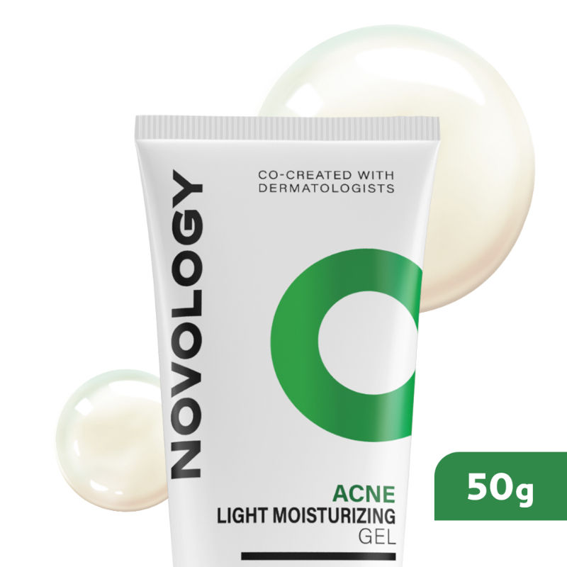 Buy Novology Acne Light Moisturizing Gel For Oily, Acne Prone Skin ...