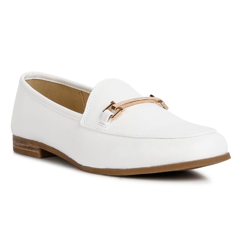 Buy London Rag Solid White Loafers Online