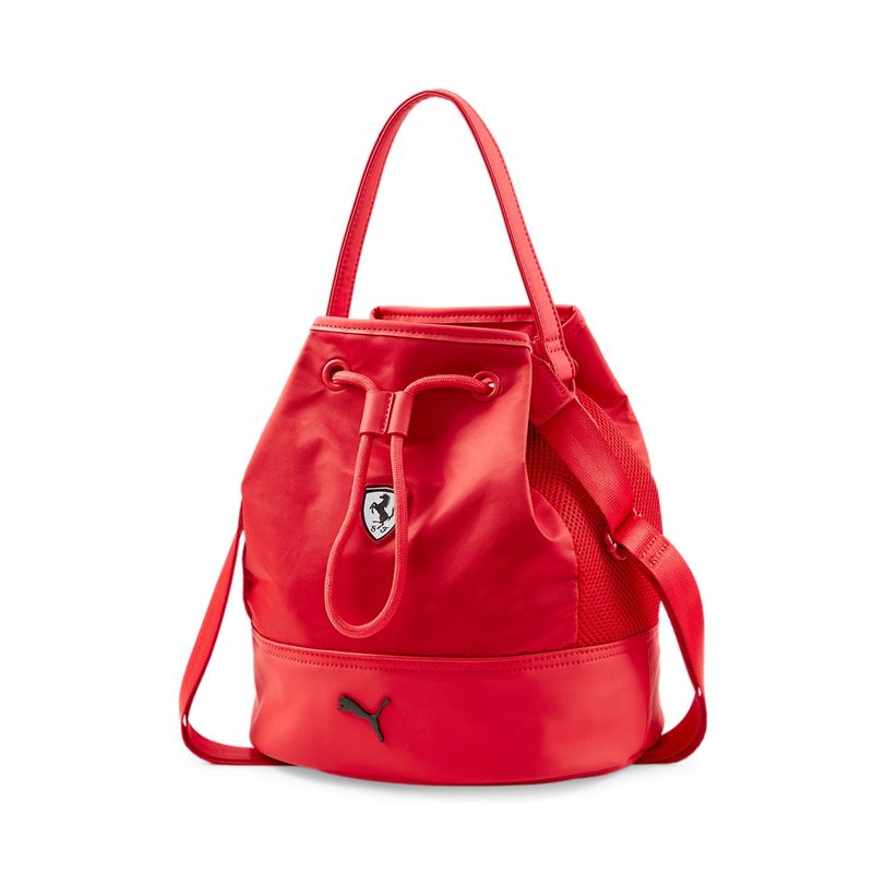 Buy Puma Ferrari Motorsports SPTWR Style Womens Red Bucket Handbag Online