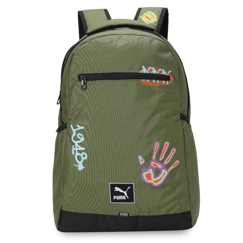 Buy Puma Green Maximalist Unisex Backpack Online