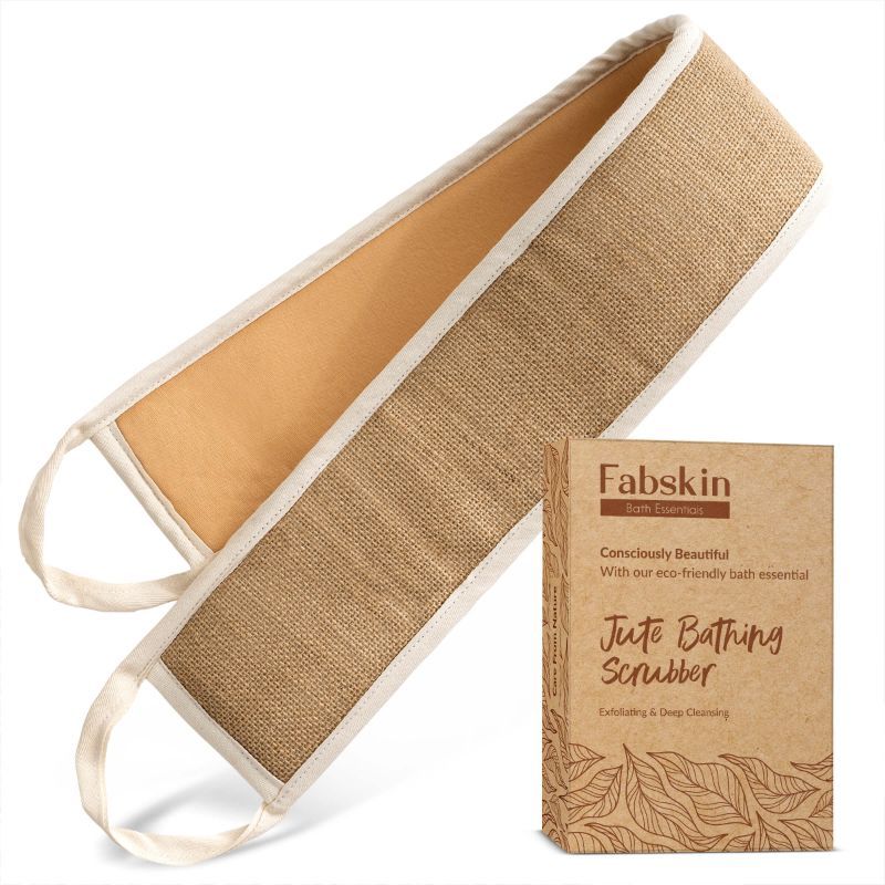 Buy Fabskin Jute Body Back Scrubber Loofah For Bathing Online