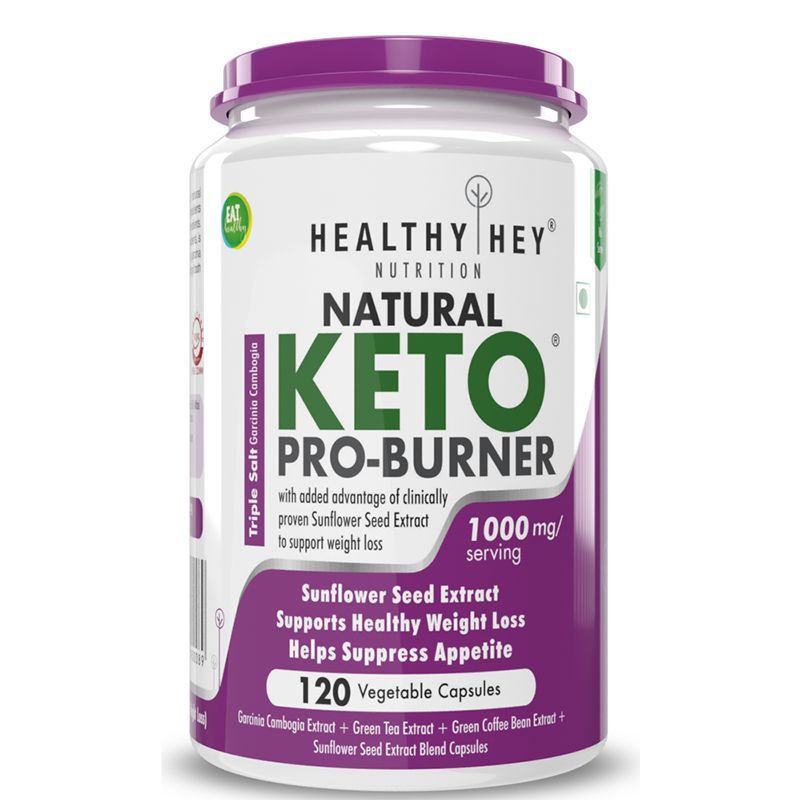 HealthyHey Nutrition Keto Pro - Burner - Veg Capsules: Buy HealthyHey ...