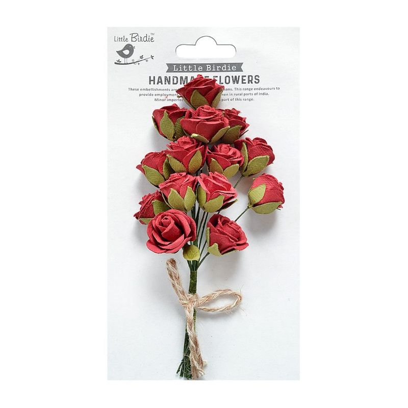 Buy Little Birdie Handmade Flowers- Charlie Love and Roses 1 Pieces Online
