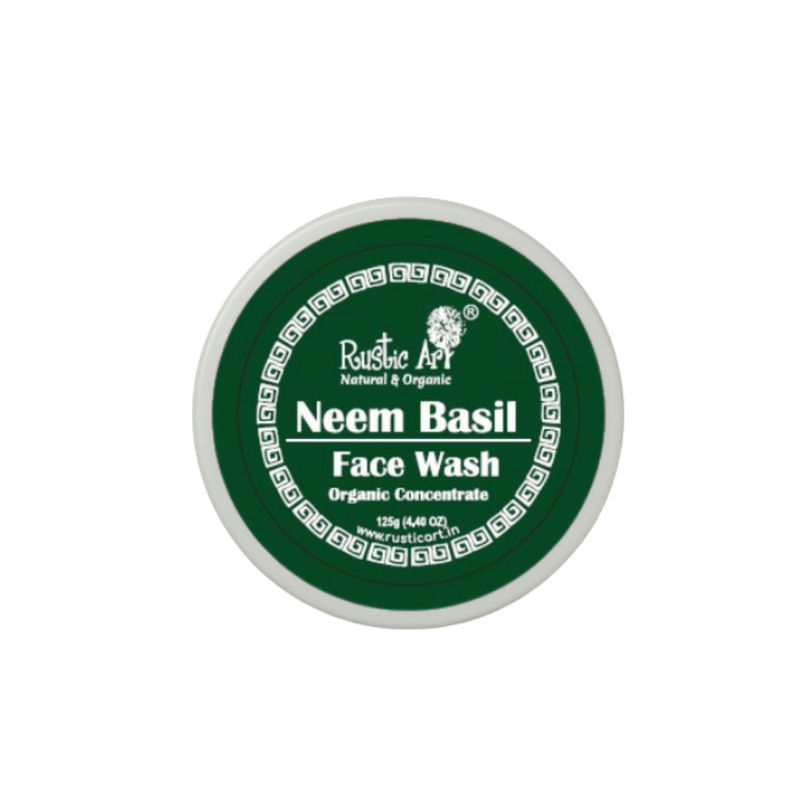 Buy Rustic Art Neem Basil Face Wash Concentrate Online