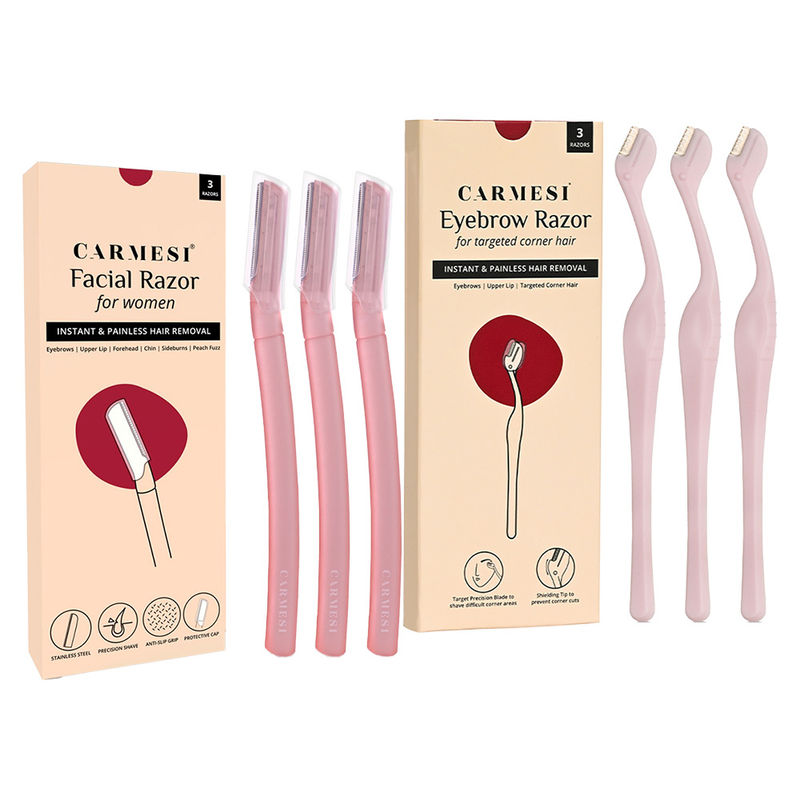 Buy Carmesi Face & Eyebrow Razor Combo Online