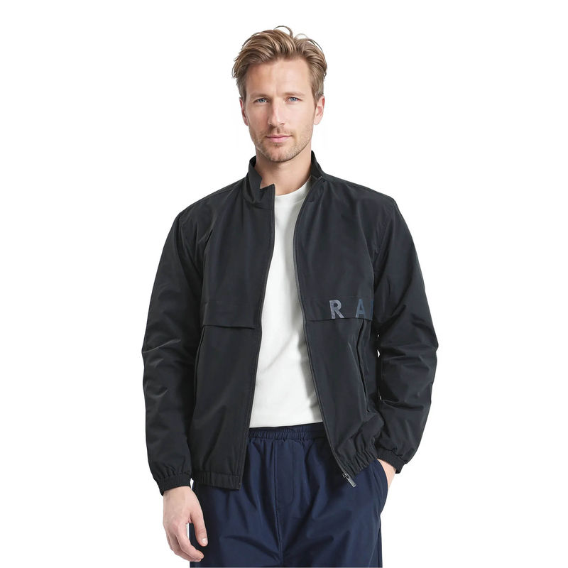 Buy Rare Rabbit Soweto Black Solid Relaxed Fit Jacket Online