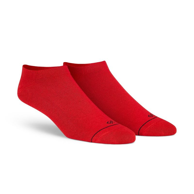 Buy Dynamocks Men & Women Ankle Length Red Socks Online